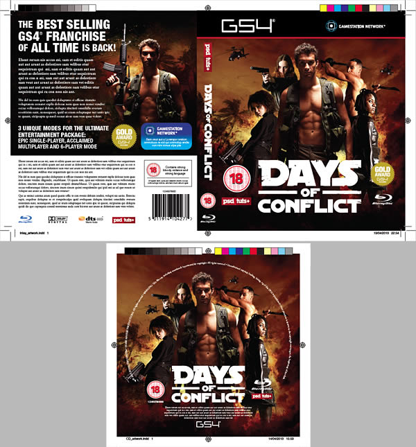 Create Print-Ready Packaging For a Video Game