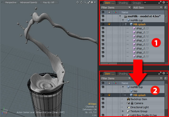 Create a Commercial Print Advertisement Using 3D Splashes