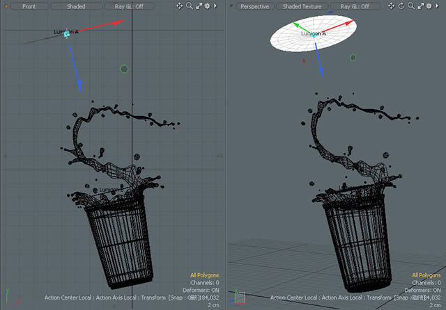 Create a Commercial Print Advertisement Using 3D Splashes
